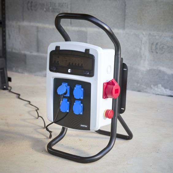 Support métallique pour coffret chantier 13 modules