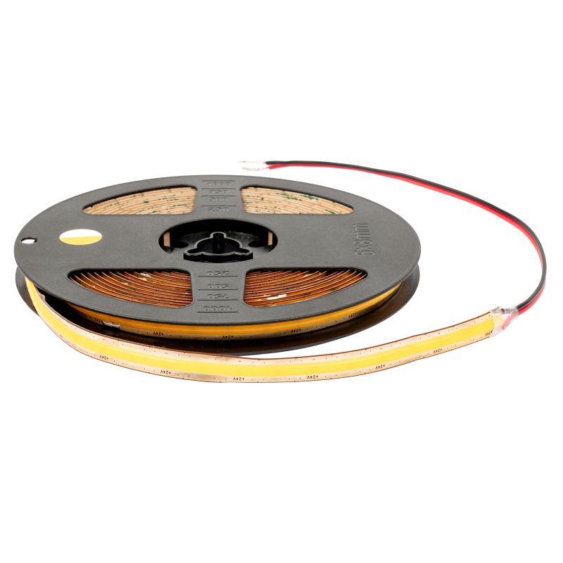 Ruban LED COB 5M 10W/M 24V IP20 8mm 3000K WOLTZ